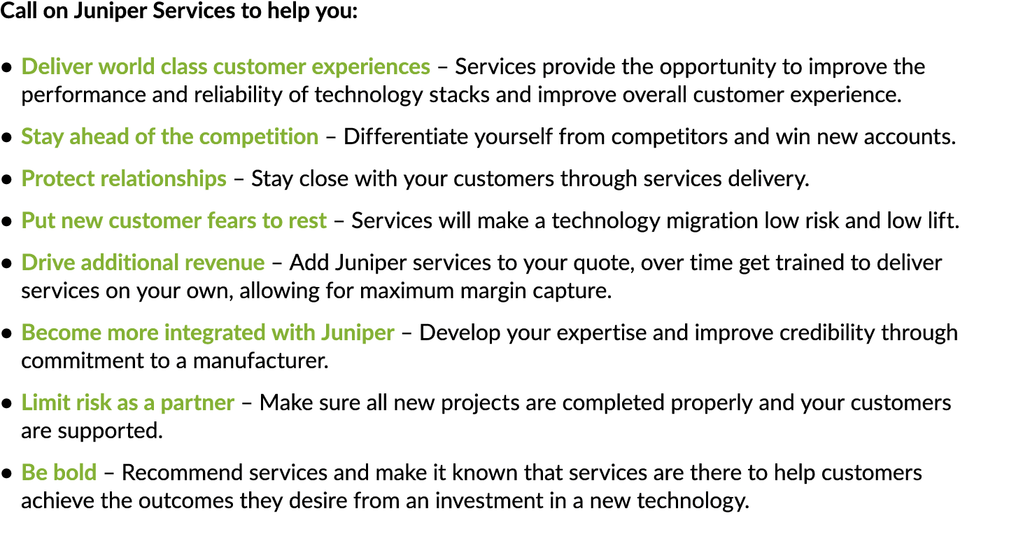 Juniper Services eGuide